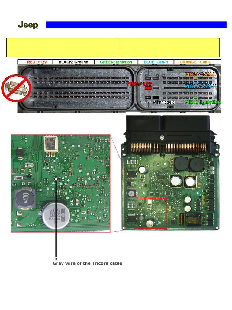 Tricore Jeep Edc17 CP27 1796 Intflash | PDF