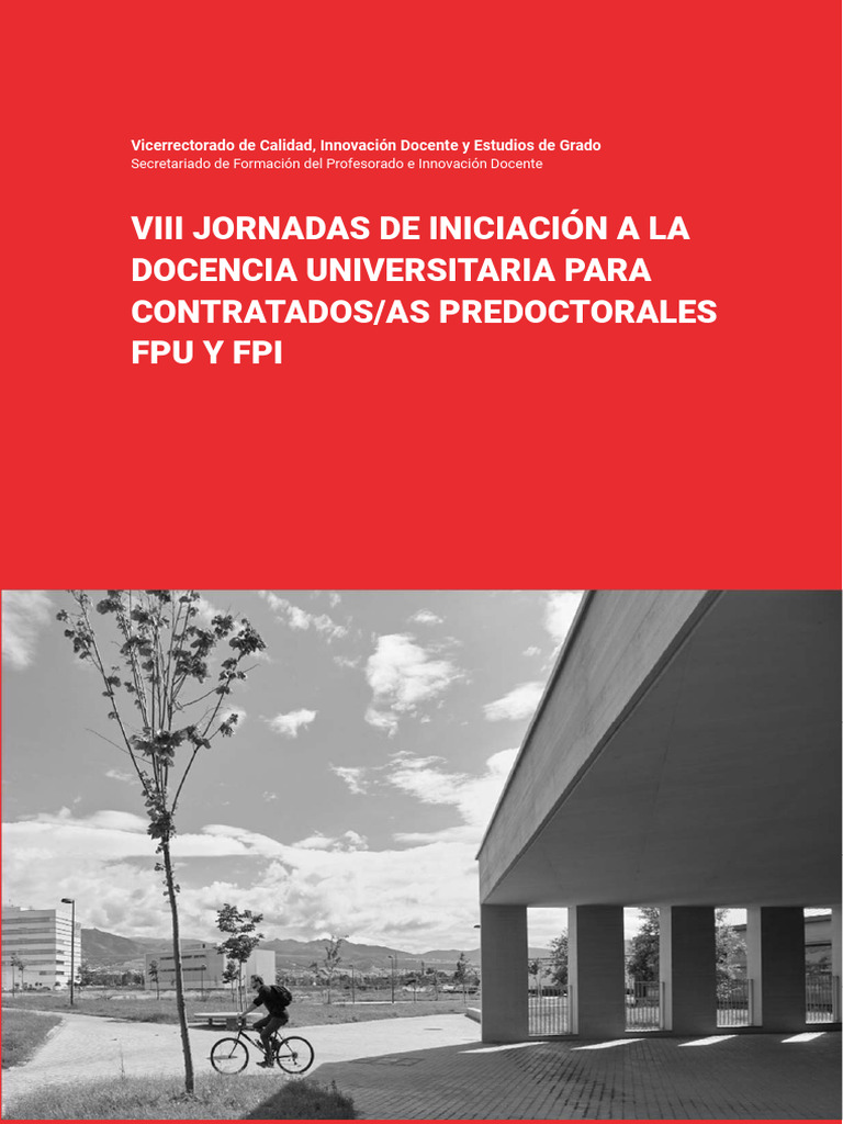 Programa VIII Jornadas FPU y FPI - 2 Granada | PDF