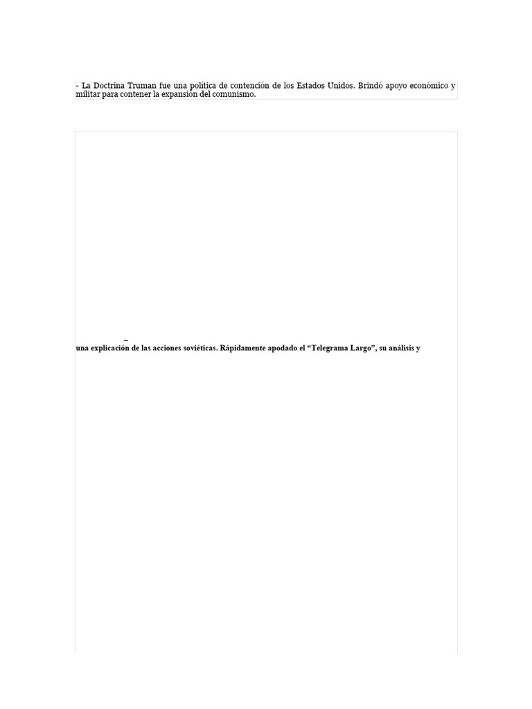Truman y la Contención del Comunismo | PDF | Contención | Historia