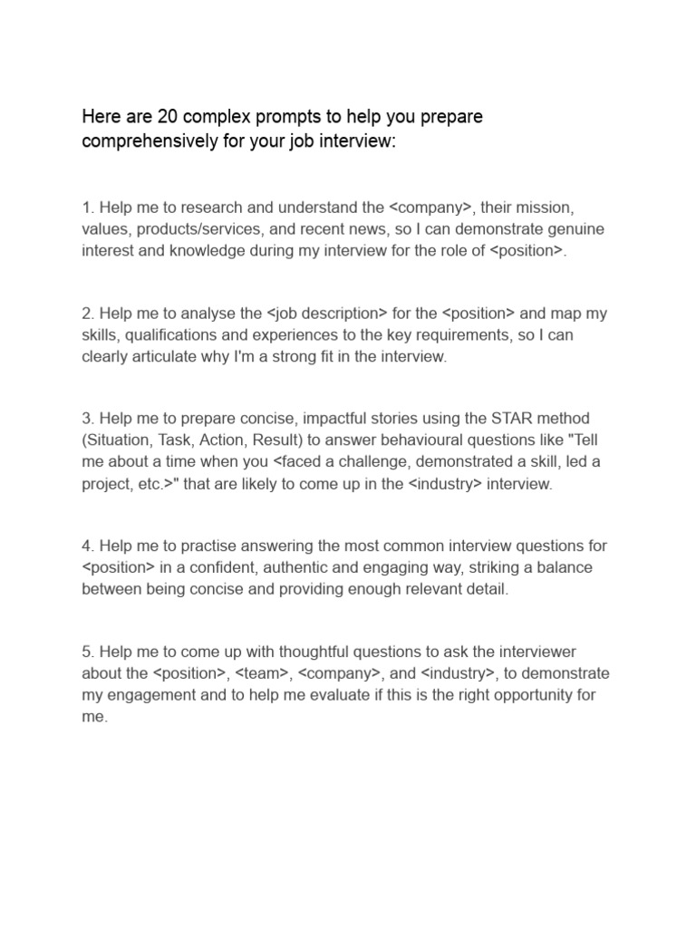 Ultimate Interview Guide | PDF