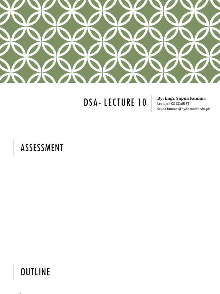 Lecture 10 | PDF