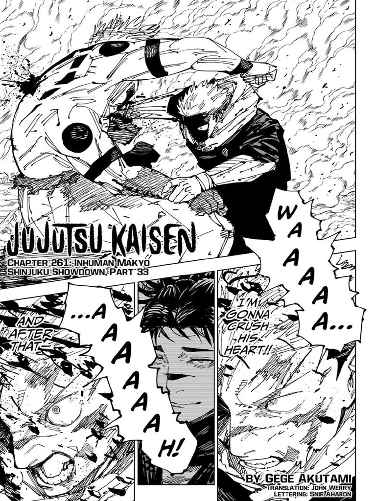Jujutsu Kaisen ch-261 | PDF