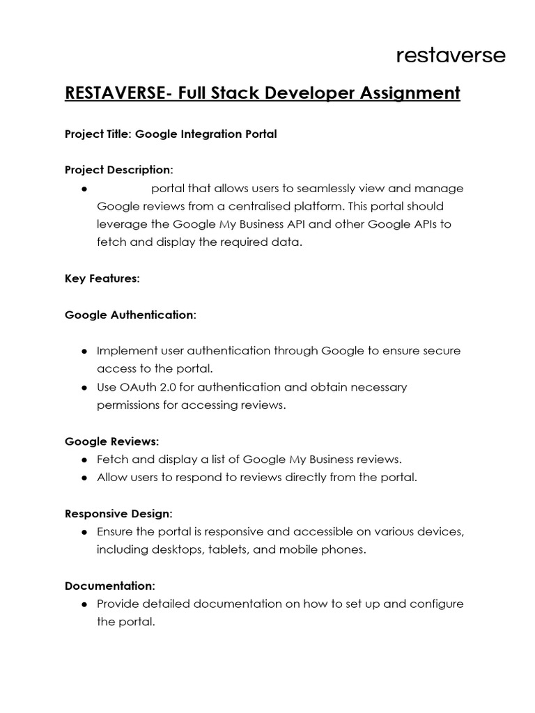 Tech Assignment - FSD (2nd Sep) (1) K | PDF | Business | Computers