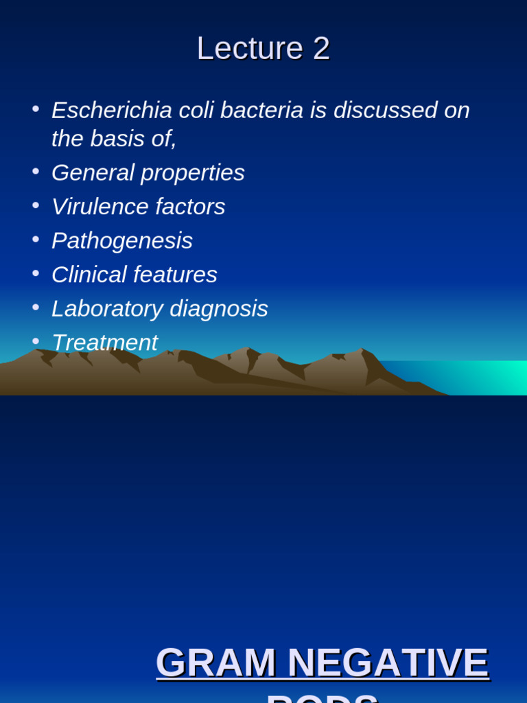 e Coli | PDF
