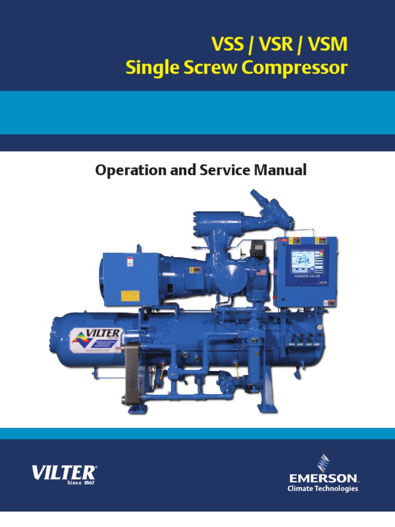 Brands Vilter Manual VSM VSS Compressor | Bearing (Mechanical) | Pipe ...
