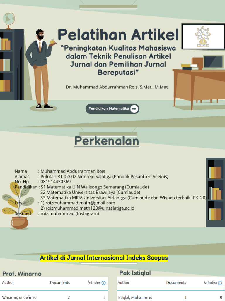 Pelatihan Artikel-HMPS TMTK | PDF