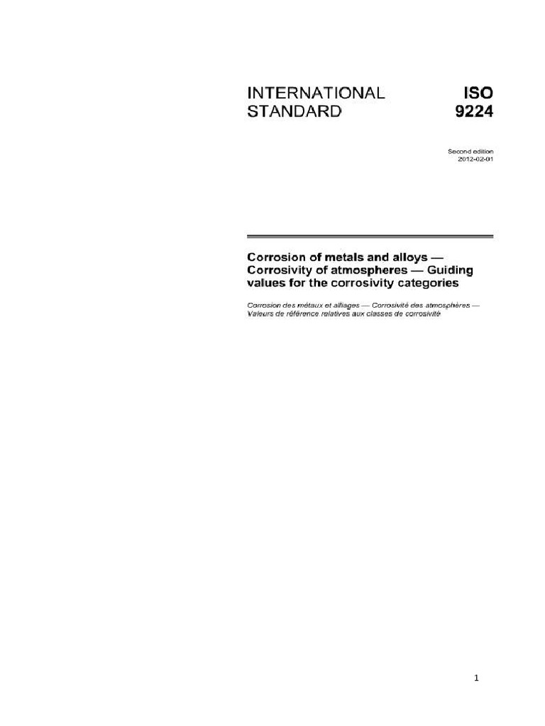 Iso 9224 2012 | PDF