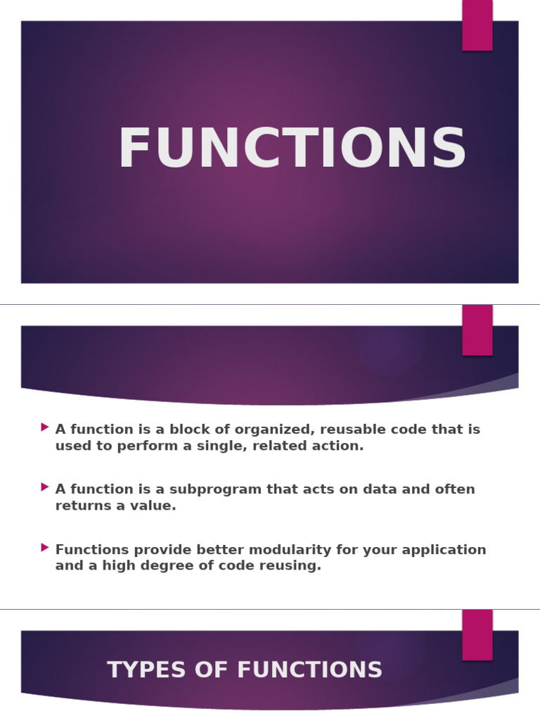 Functions | PDF
