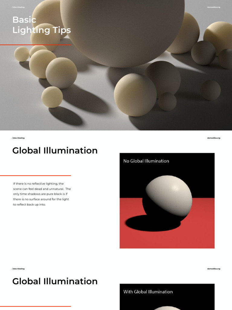 U4 01 Basic Lighting Tips | PDF