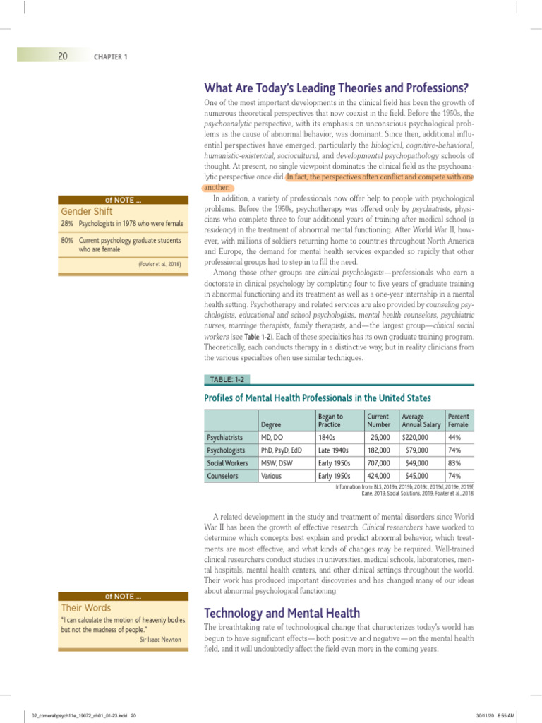 Abnormal Psychology 11th Edition (Ronald J. Comer, Jonathan S. Comer ...