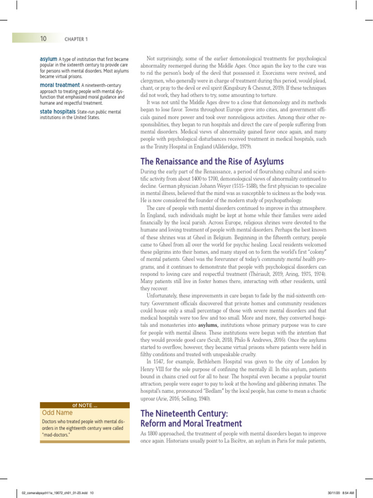 Abnormal Psychology 11th Edition (Ronald J. Comer, Jonathan S. Comer ...