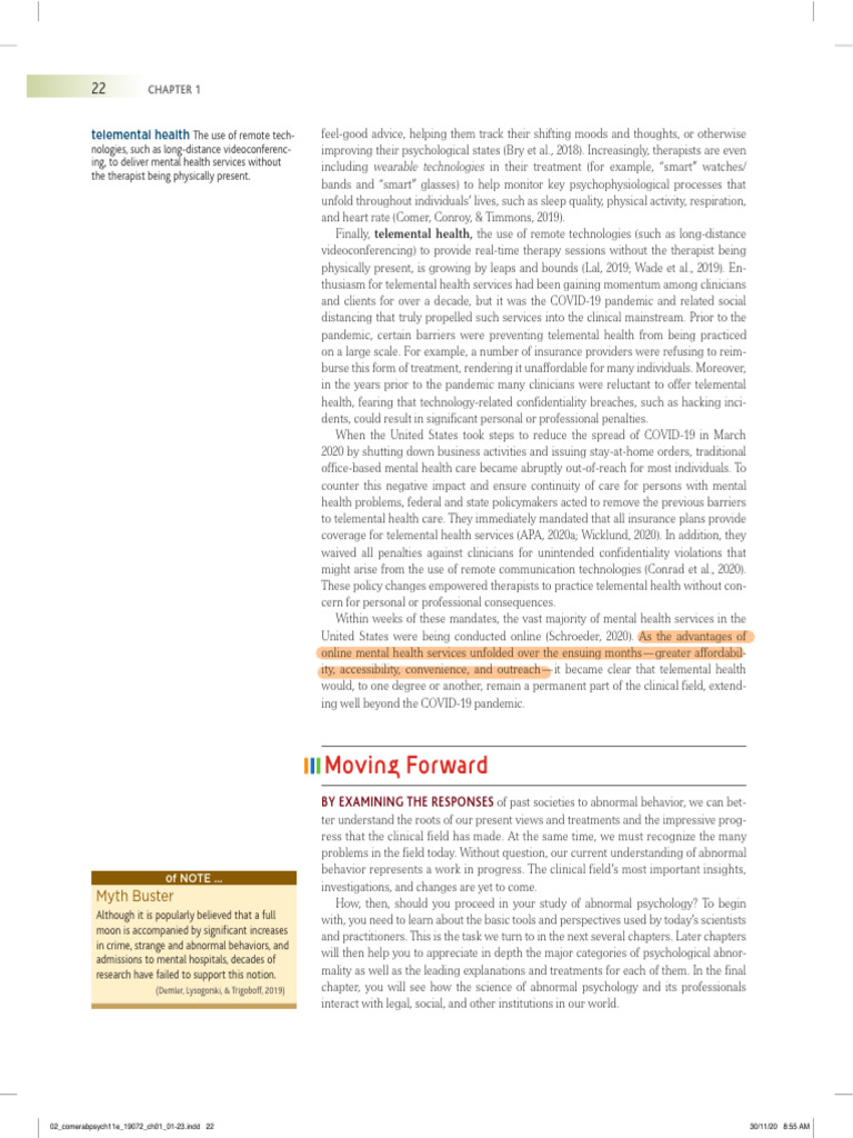 Abnormal Psychology 11th Edition (Ronald J. Comer, Jonathan S. Comer) (Z-Library) (Dragged) 24 | PDF