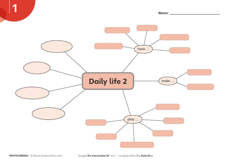 Unit 1 Vocabulary Daily Life 2 Practice | PDF