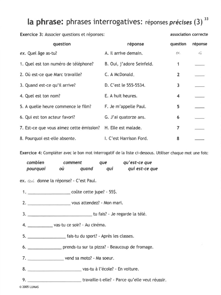 L'interrogation | PDF