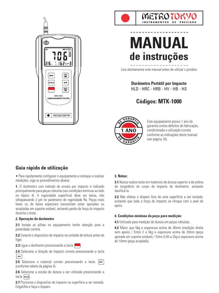 Manual MTK 1000 1002 | PDF