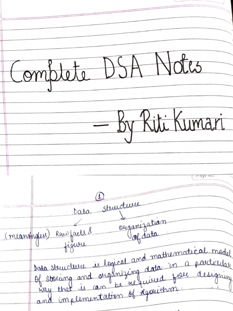 DSA Notes | PDF