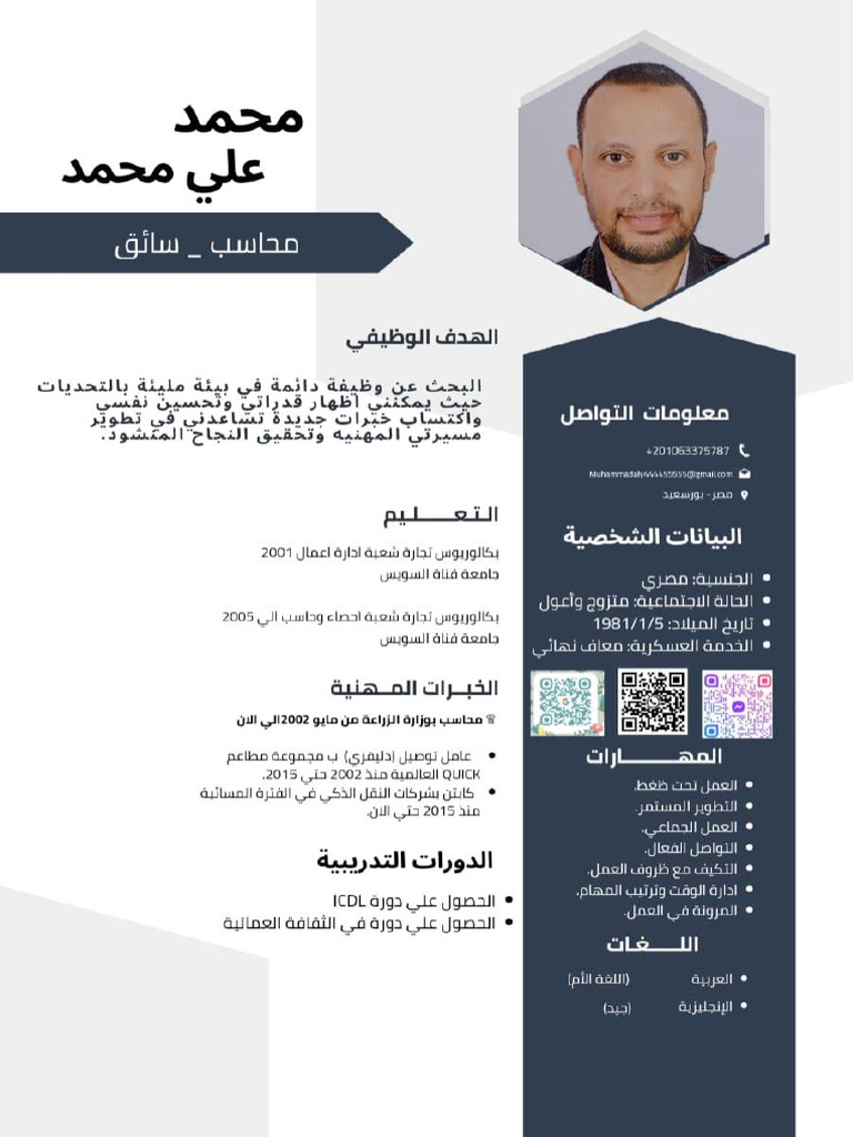 CV Mohamed - Aly | PDF