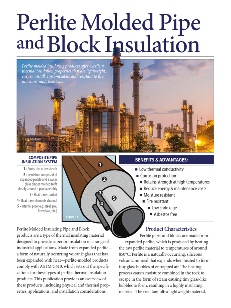 Perlite Molded Insulation | PDF