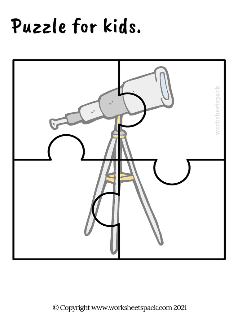 Space Activity Pack Cut and Paste Puzzles | PDF