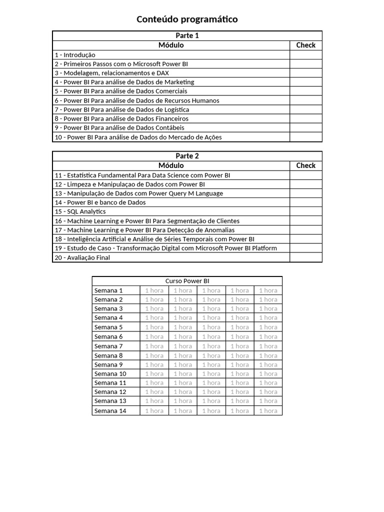 Conteúdo Programático Anotação | PDF