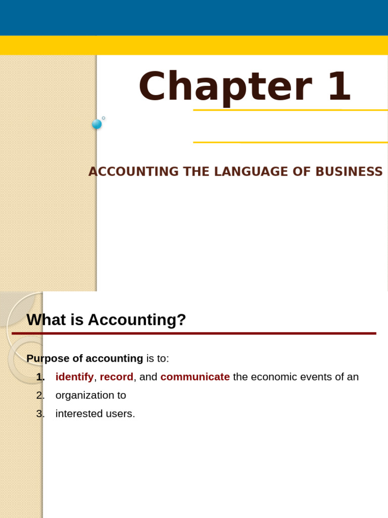 ch-1 Accounting-I | PDF