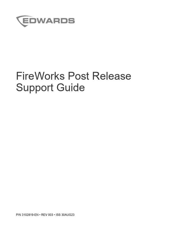 3102819-EN R003 FireWorks Post Release Support Guide | PDF