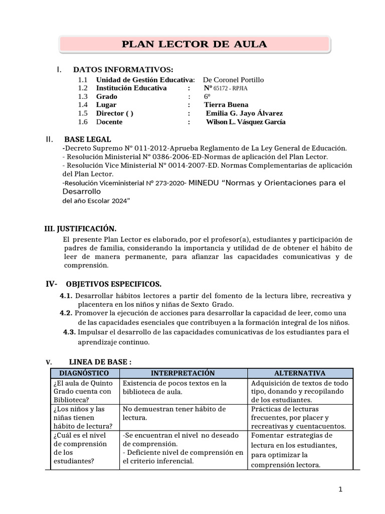 6to - Planb Lector - Con Lecturas Selectas - 2021 | PDF