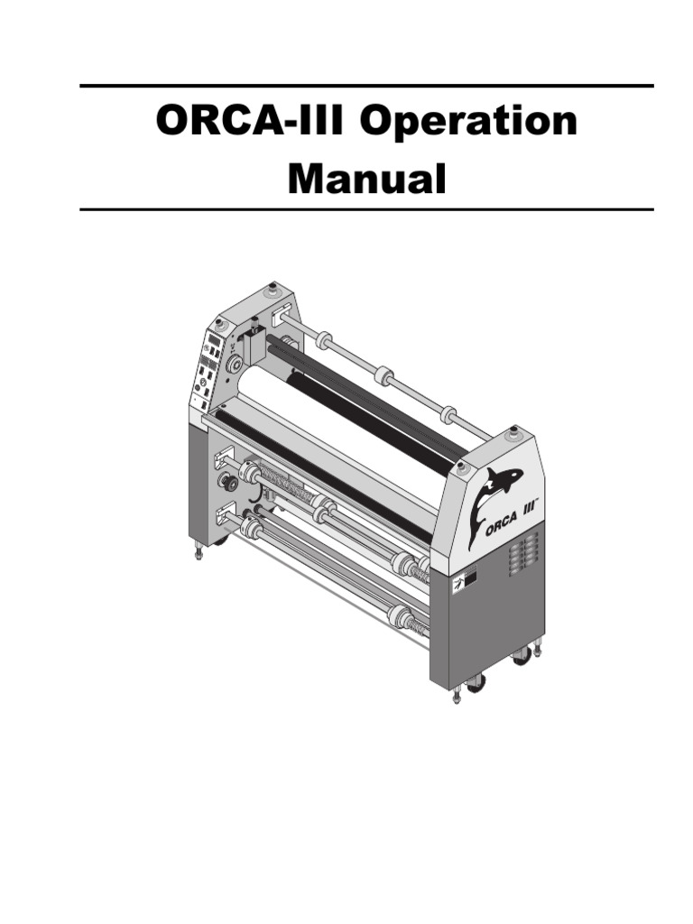 GBC Orca III Manual | PDF
