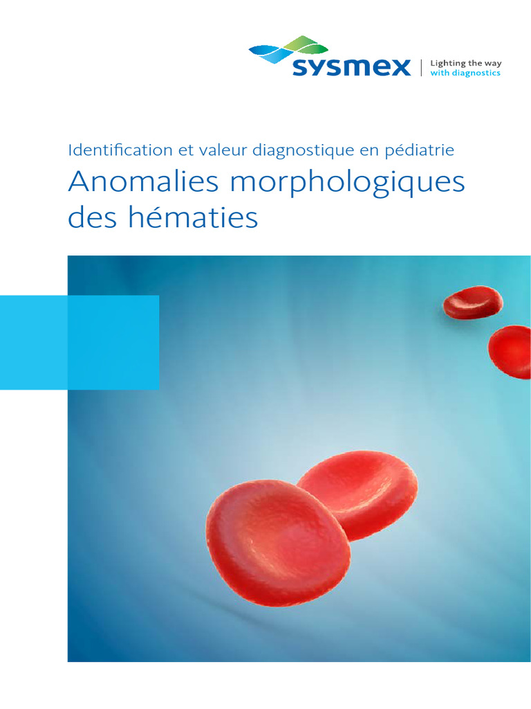 Anomalies Morphologiques Des Hematies | PDF