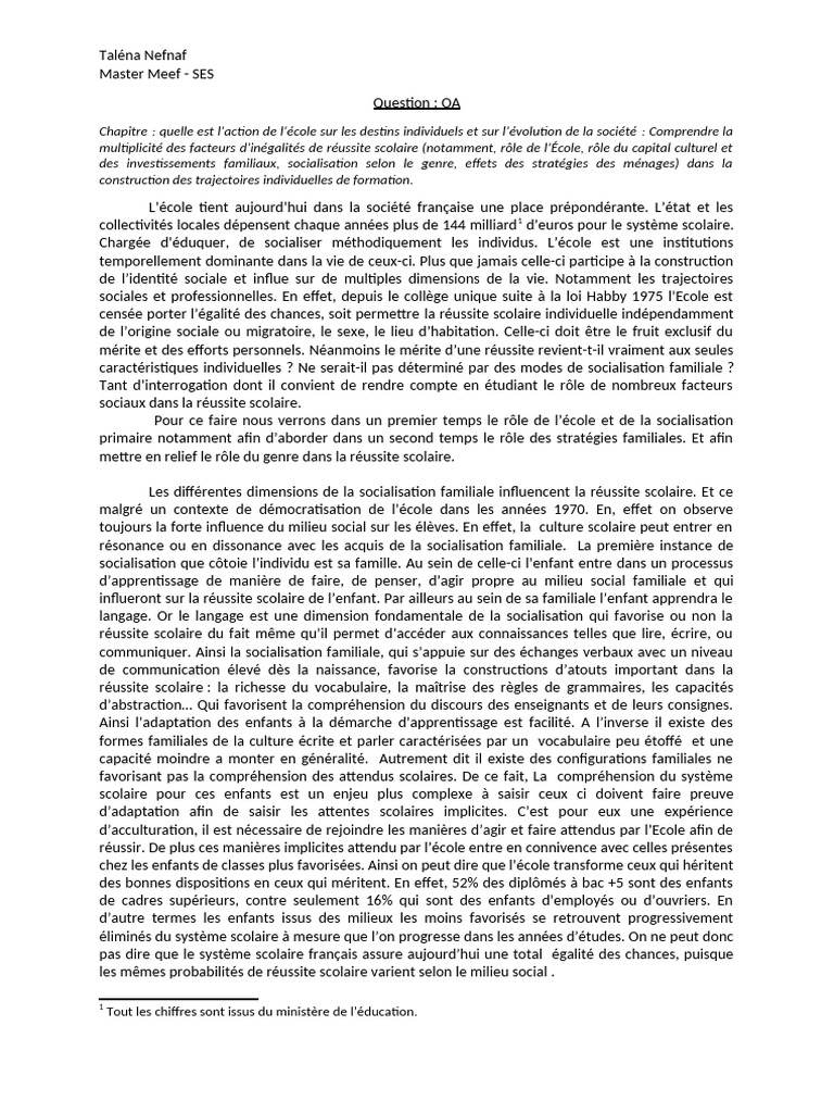 Question OA | PDF