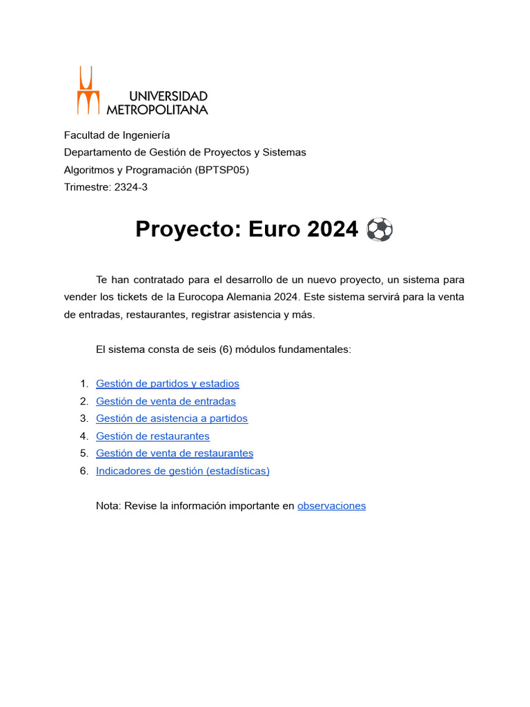 Proyecto Algoritmos 2324-3 | PDF