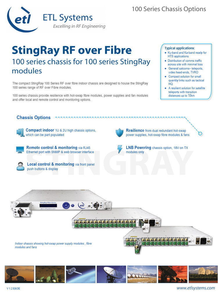 StingRay 100 Series Chassis Options V 1.2 | PDF