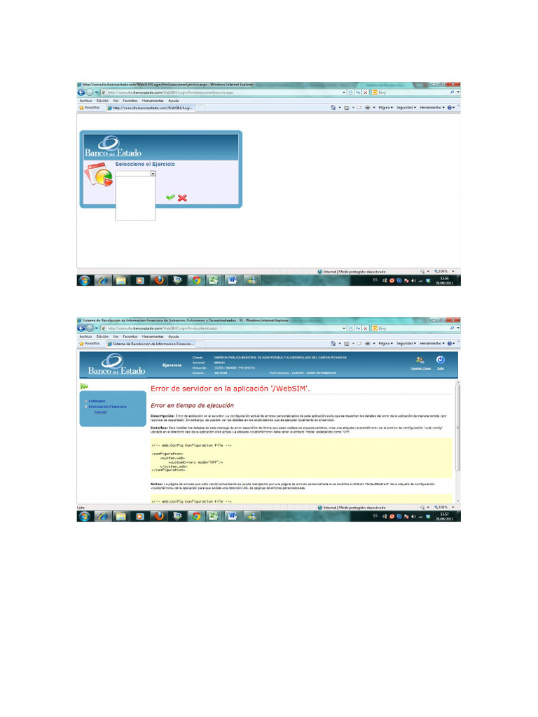 Pantalla Sim Web | PDF