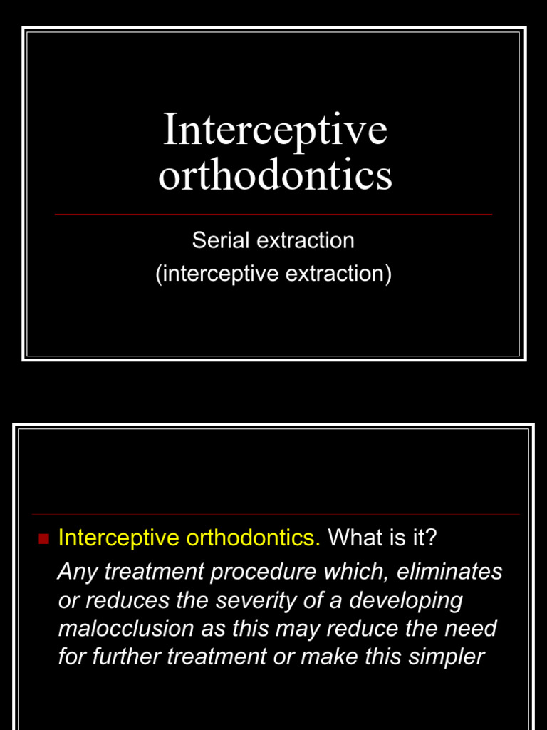 Serial Extraction | PDF
