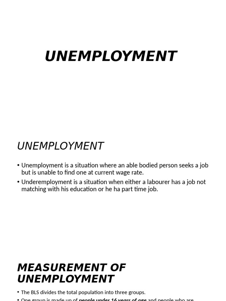 Unemployment | PDF | Unemployment | Output Gap