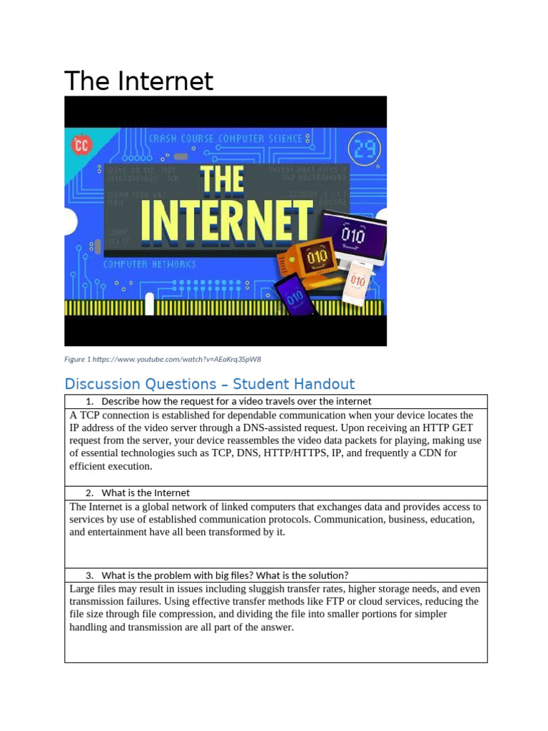 Internet Questions | PDF