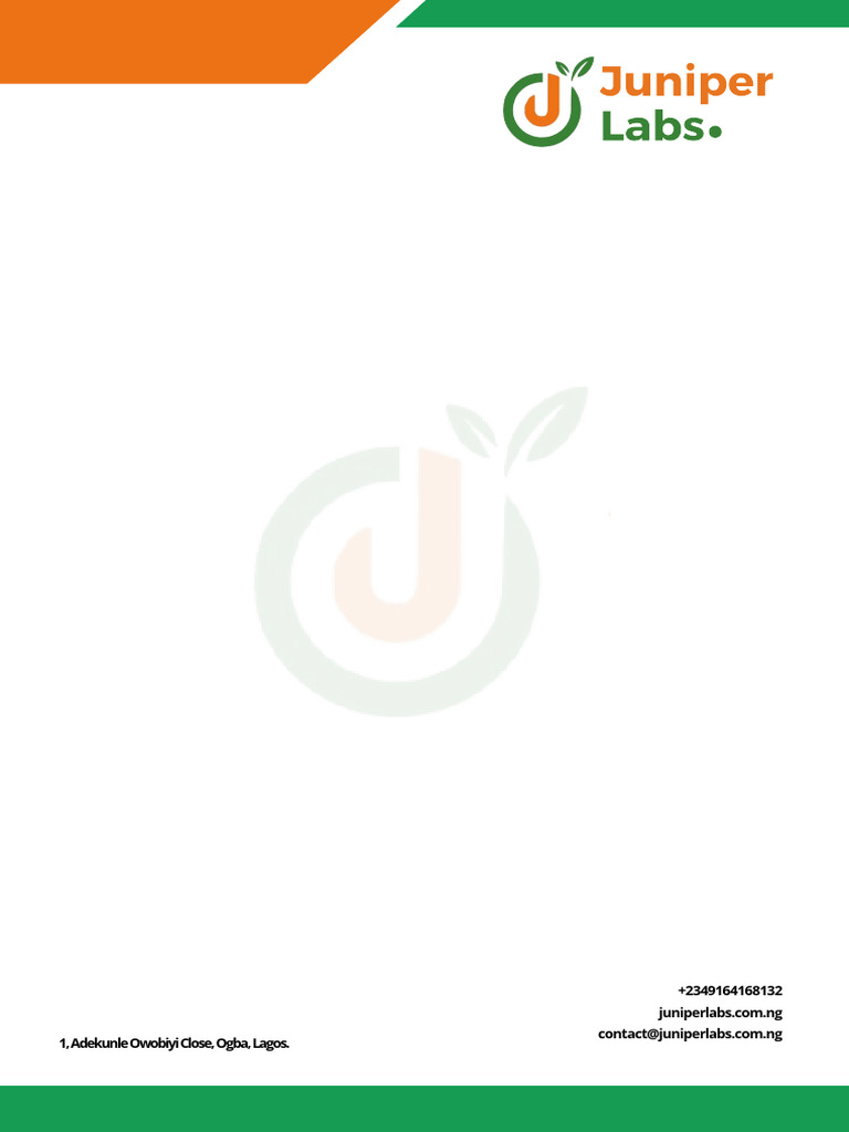 Juniper Labs Letterhead | PDF