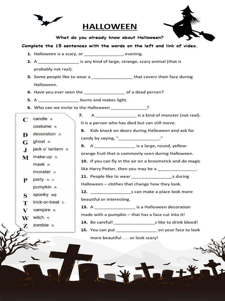 Halloween | PDF | Foreign Language Studies