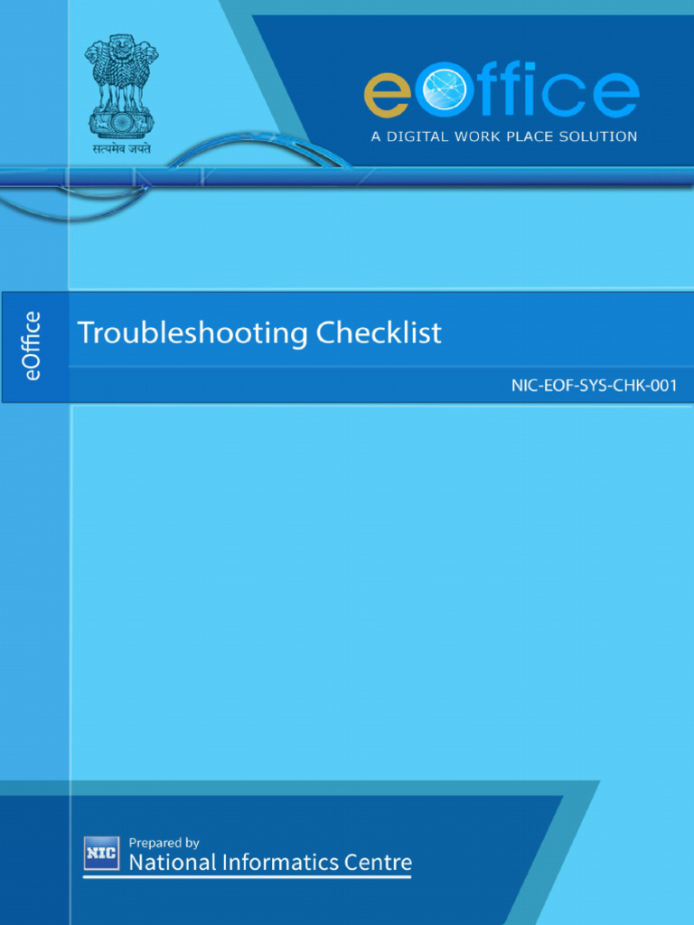 Troubleshooting Checklist | PDF