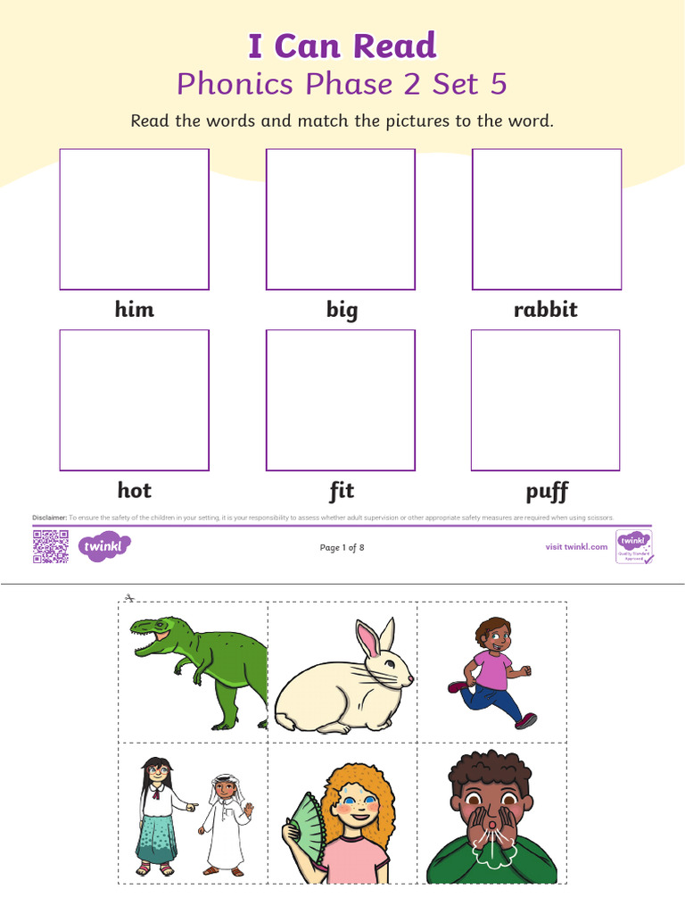 I Can Read Phonics Phase 2 Set 5 | PDF