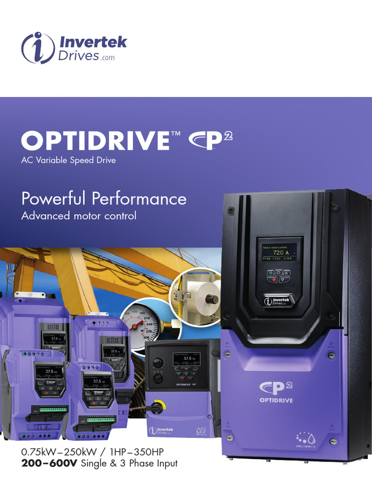 Optidrive P2 Brochure | PDF