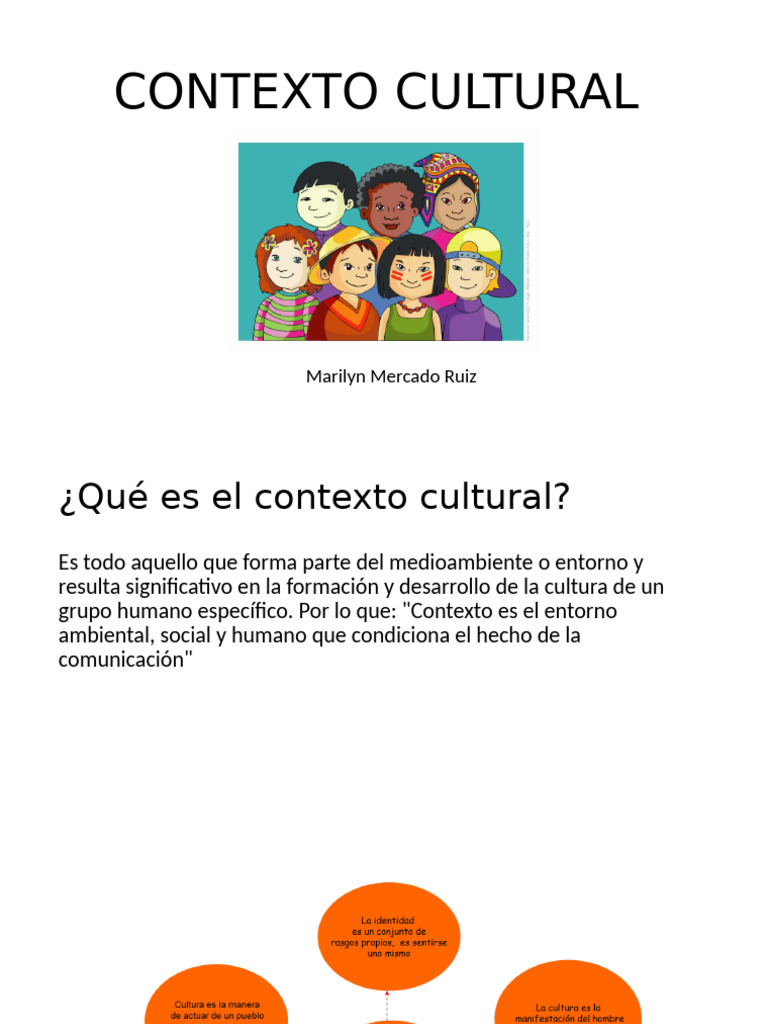 Contexto Cultural Antropologia | PDF