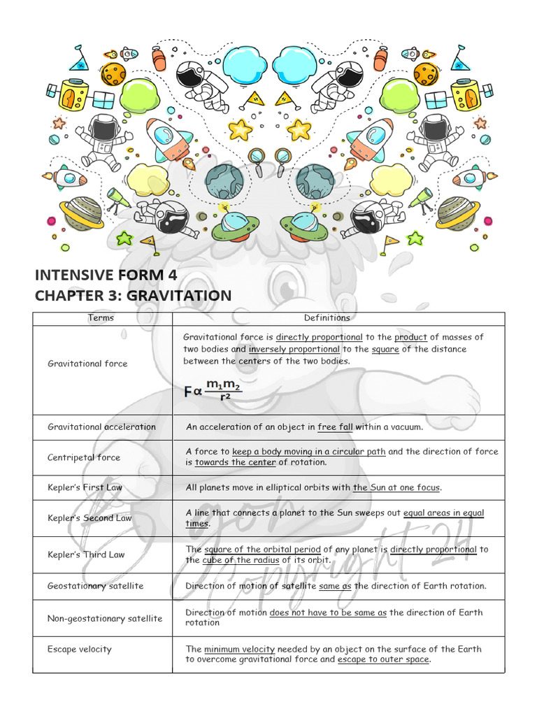 Int 2024 F4 Physics Chap 3 | PDF