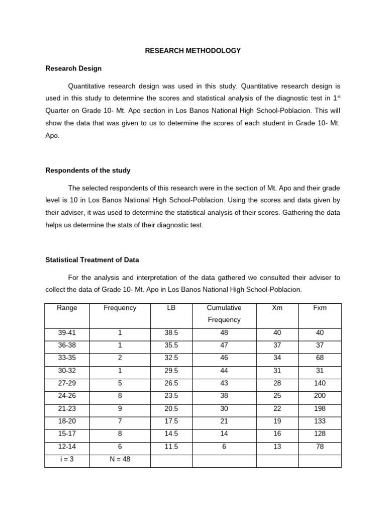 Math Methodology | PDF