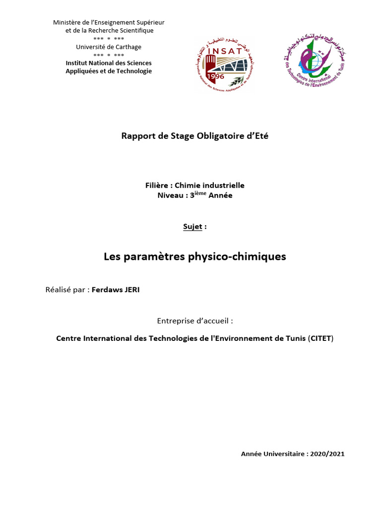 Rapport | PDF