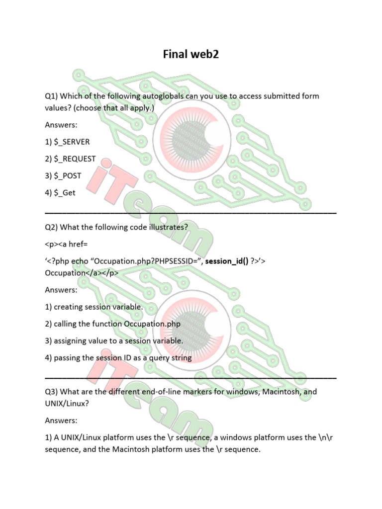 Web2 Final S22021 DR - OsamaRababaa | PDF