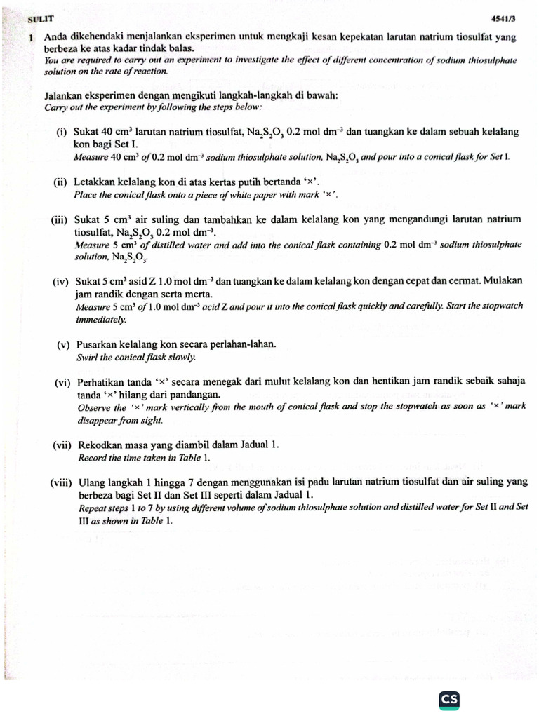 Set 1 Chem Amali | PDF