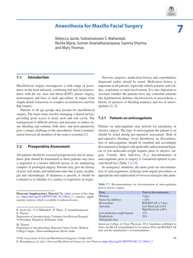 Anaesthesia_for_Maxillo_Facial_Surgery | PDF