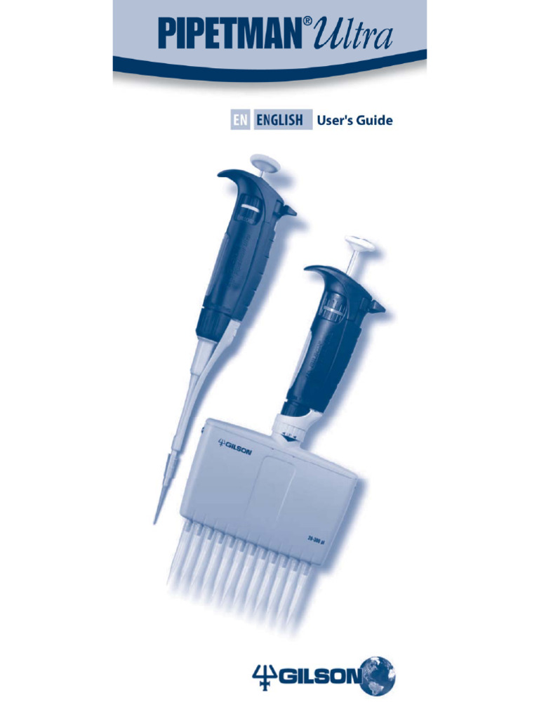 Gilson Pipetman Ultra Instructions | PDF