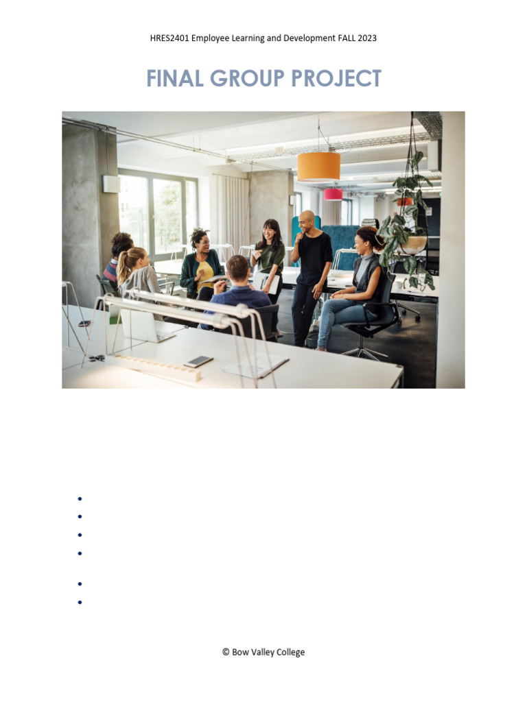 ATOL - HRES2401 - Final Team Project-FALL 2023 | PDF